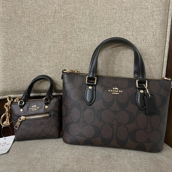 Coach | Bags | Nwtcoach Mini Gallery Crossbody In Signaturech468and ...